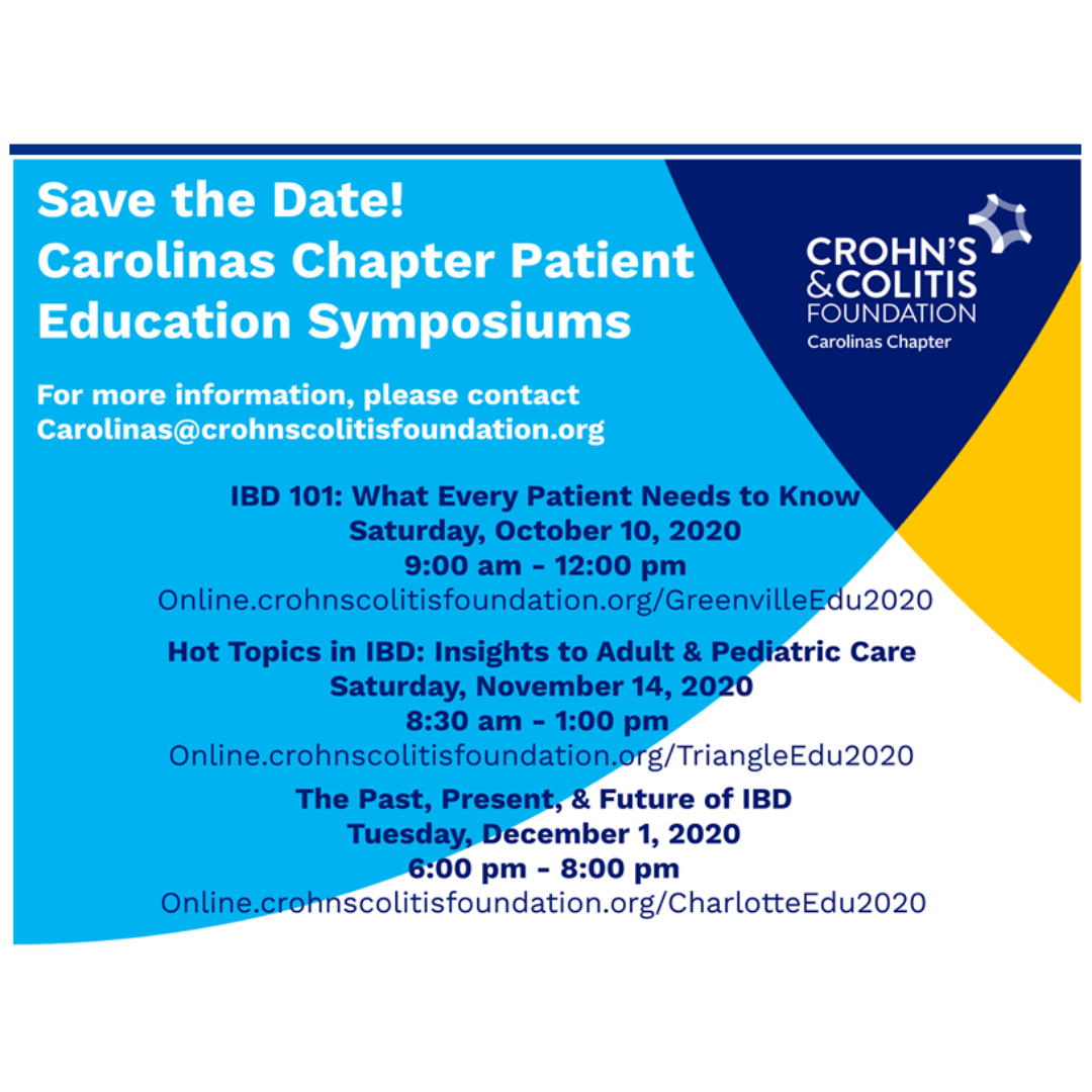 Charlotte Gastroenterology & Hepatology | Save the Date: Crohn's ...